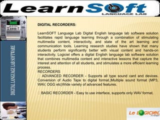 LearnSOFT Language Lab | PPT