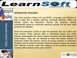 LearnSOFT Language Lab | PPT