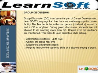 LearnSOFT Language Lab | PPT