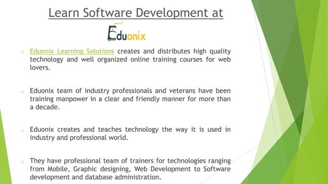 Learn software development | PPT