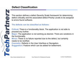 Learn software testing with tech partnerz 3 | PPT