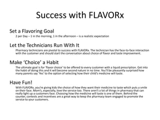 Learn something FLAVORx | PPTX | Pharmaceutical Drugs | Medical Health