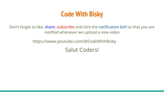 Learn Spring Boot With Bisky - Intoduction | PPTX