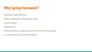 Learn Spring Boot With Bisky - Intoduction | PPTX