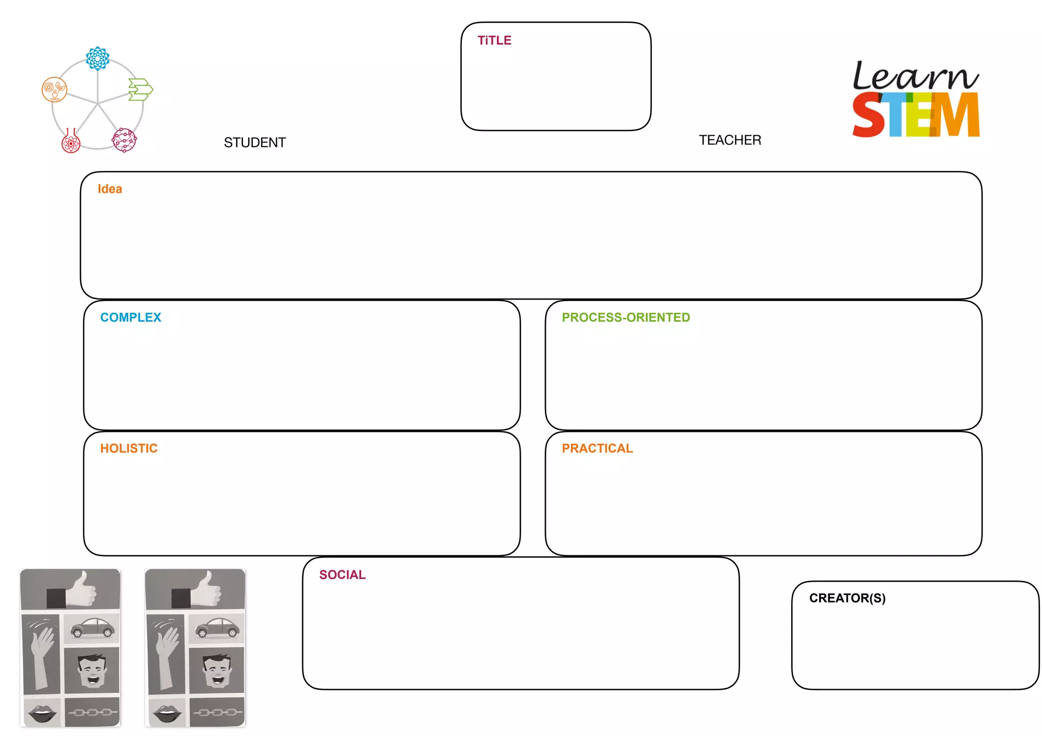 Learn stem create your idea Template | PPT