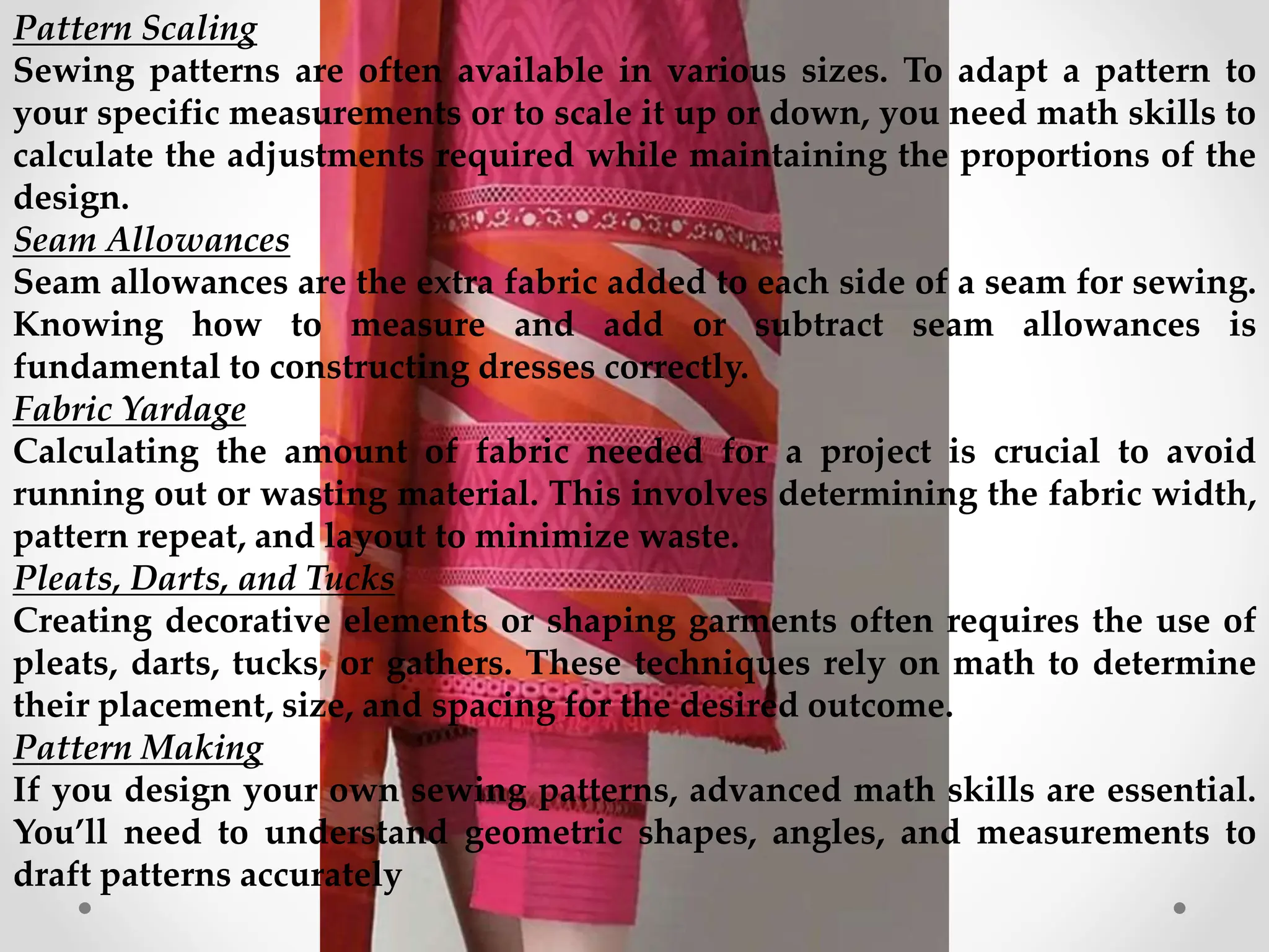 Learn the basic Concepts of Mathematics in Dress.pptx