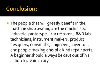 Learn The Basics Of Machine Shops | PPT