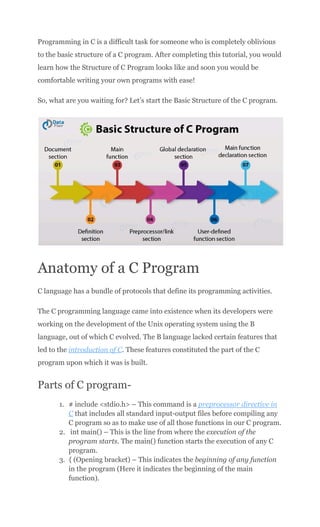 Learn the Basic Structure of C Program in 7 Mins.pdf