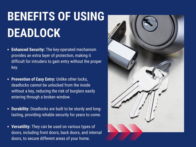 Learn the Difference Between a Deadbolt, Deadlock, and Deadlatch | PPT