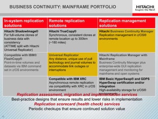 Learn the facts about replication in mainframe storage webinar | PPTX
