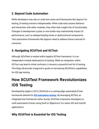Learn the Fundamentals of XCUITest Framework_ A Beginner's Guide.pdf
