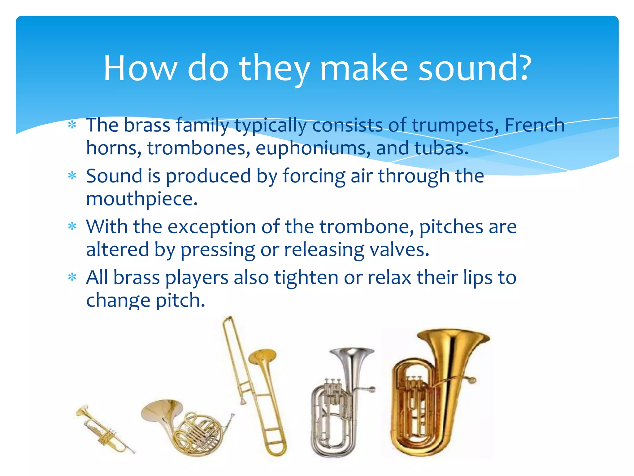 Learn the instruments of the band! | PPTX