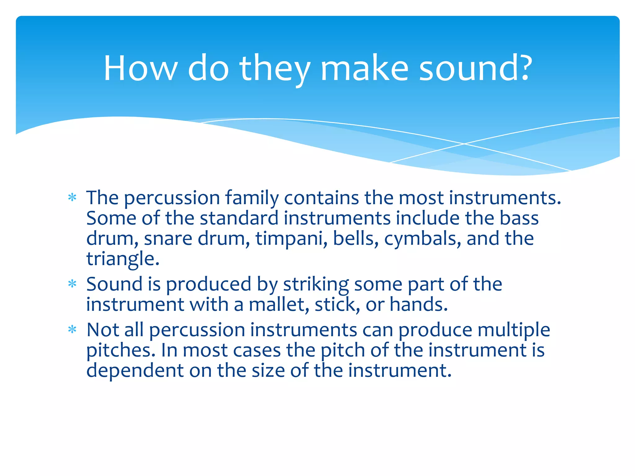 Learn the instruments of the band! | PPTX | Music | Entertainment