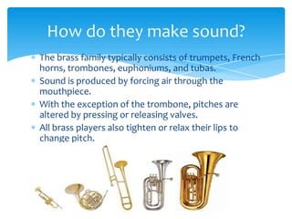 Learn the instruments of the band! | PPTX | Music | Entertainment