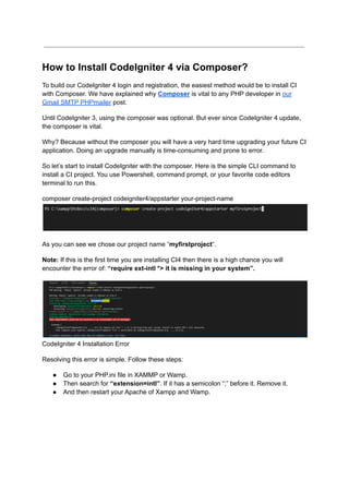 Learn to build a CodeIgniter Login and Registration with source code.pdf