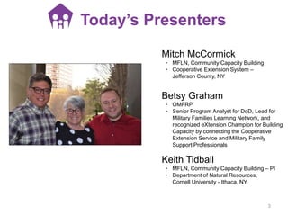 Learn to build community capacity through my training hub modules | PPT