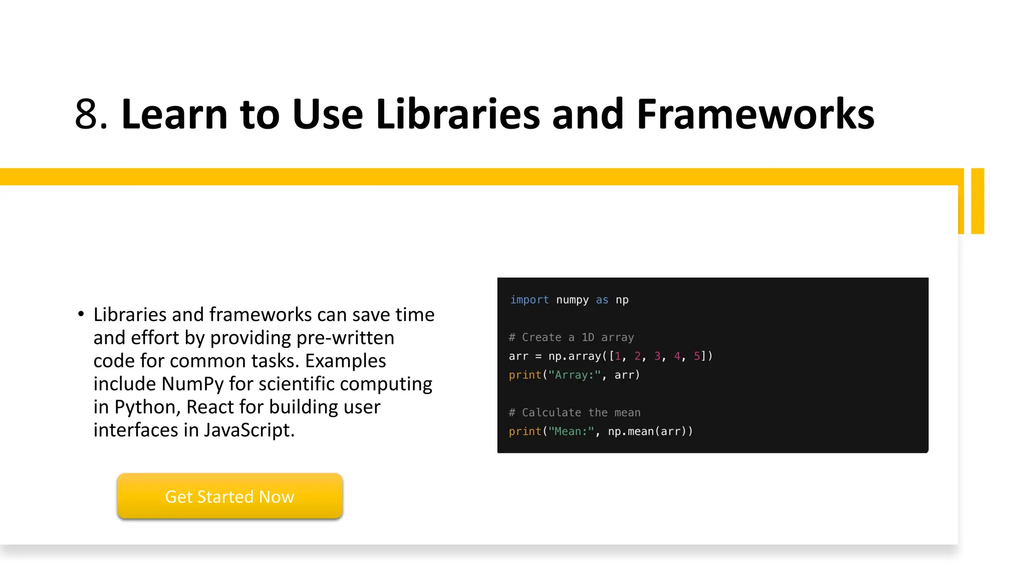 8 things to know before you start to code in 2024 | PDF