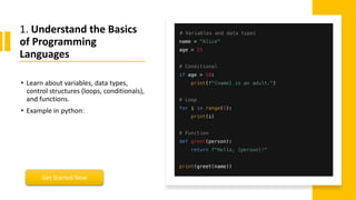 8 things to know before you start to code in 2024 | PDF