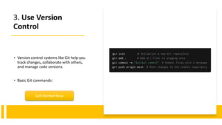 8 things to know before you start to code in 2024 | PDF