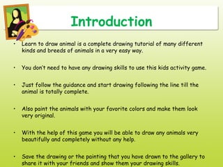 Learn to Draw Animals for Kids | PPT