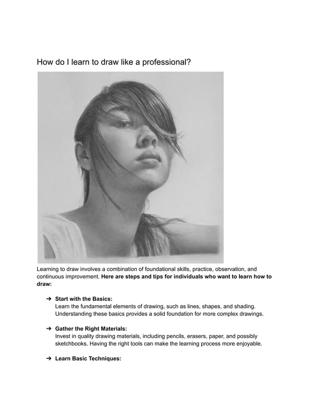 Art Mastery 101: Learn to Draw like a Master Artist | PDF