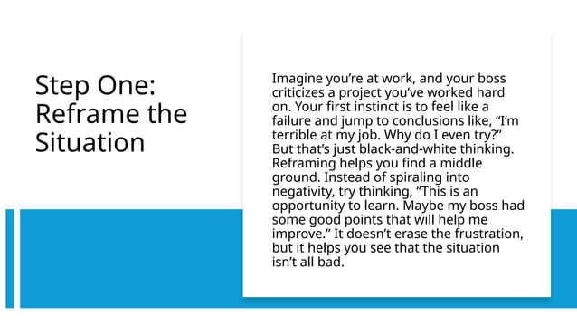 Learn to Handle Overwhelming Emotions RESISTT Technique | PPTX