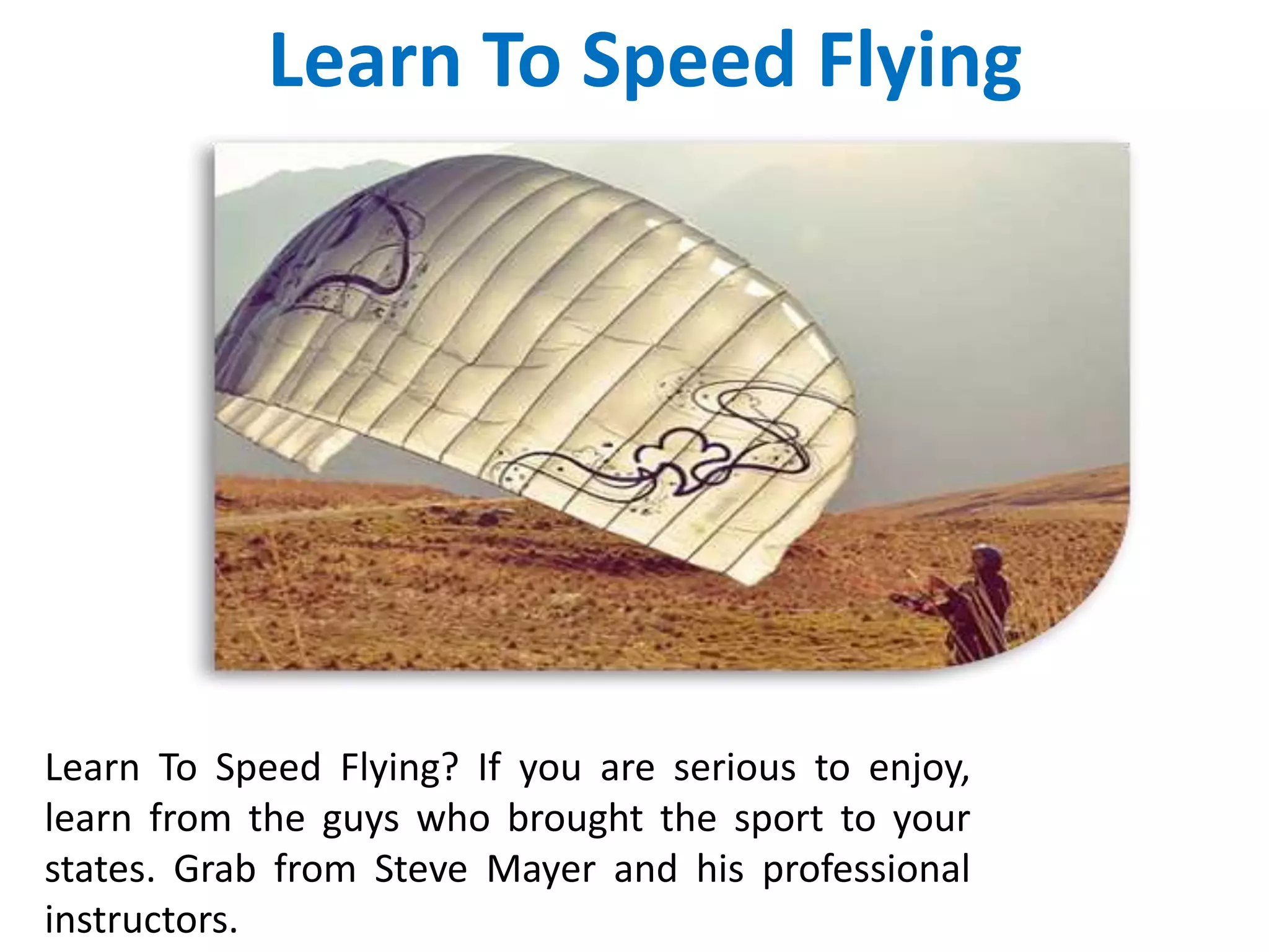 Speed Flying | PPTX