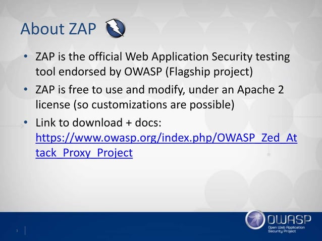 Learn to pen-test with OWASP ZAP | PPTX | Web Development | Internet