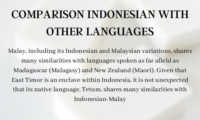 Learn to speak indonesian | PDF