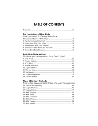 Learn To Study The Bible | PDF