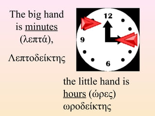 Learn to tell the time | PPT