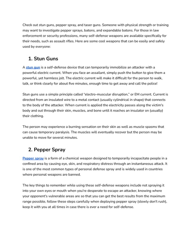 Learn to Use Some Cool Self-Defense Weapons to Protect Yourself!.pdf