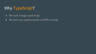 Learn TypeScript from scratch | PPT