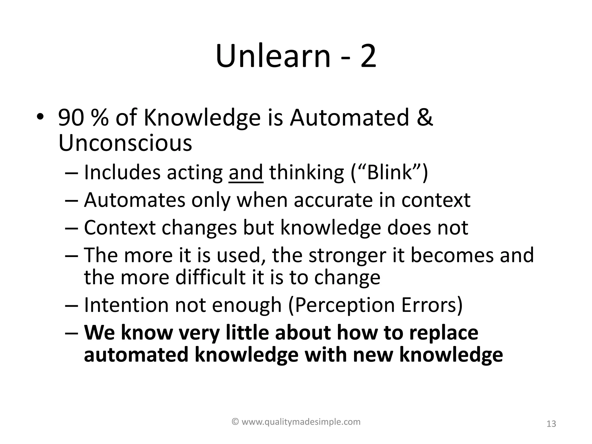 Learn, Unlearn and Relearn | PDF