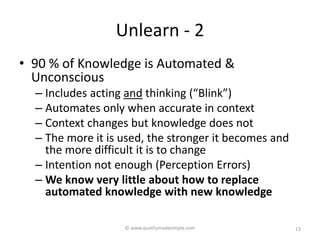 Learn, Unlearn and Relearn | PDF
