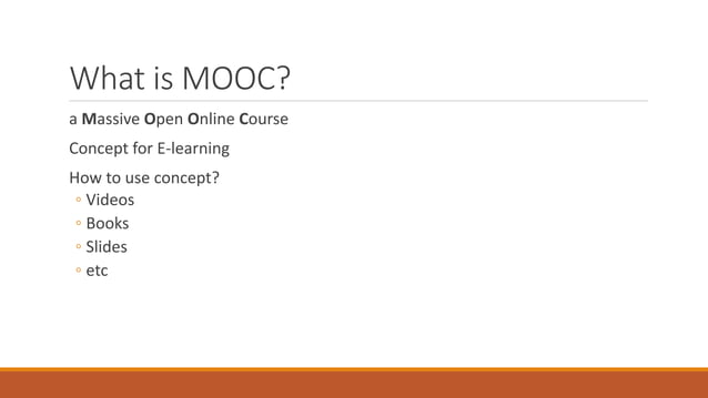 Learn using mooc | PPTX | Education