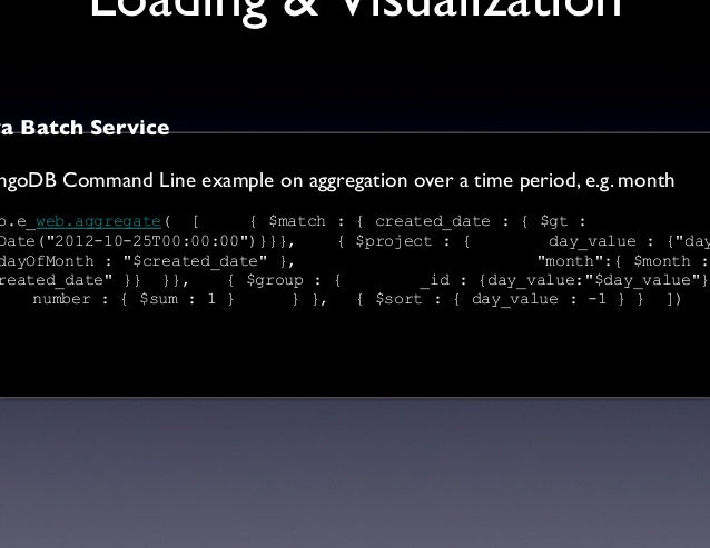 Implementing and Visualizing Clickstream data with MongoDB