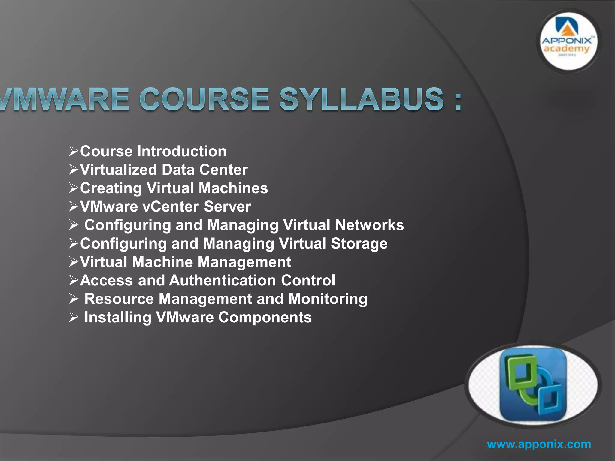 Learn v mware certification course | PPT