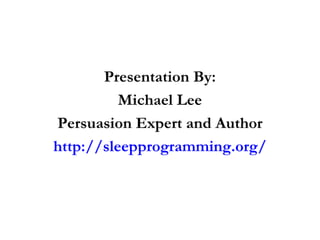 Learn While You Sleep: Does Sleep Learning Live Up To The Hype? | PPT