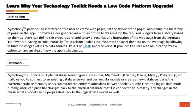 Learn Why your Technology Toolkit needs a Low Code Platform Upgrade! | PPT