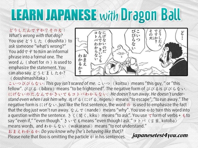 Learn Japanese with Manga | PPTX