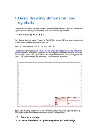 Learn zwcad mechanical in a day | PDF