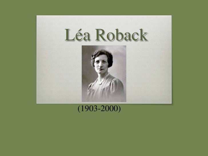 Lea roback fini!
