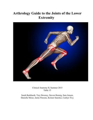 Lower Extremity Arthrology Guide | PDF