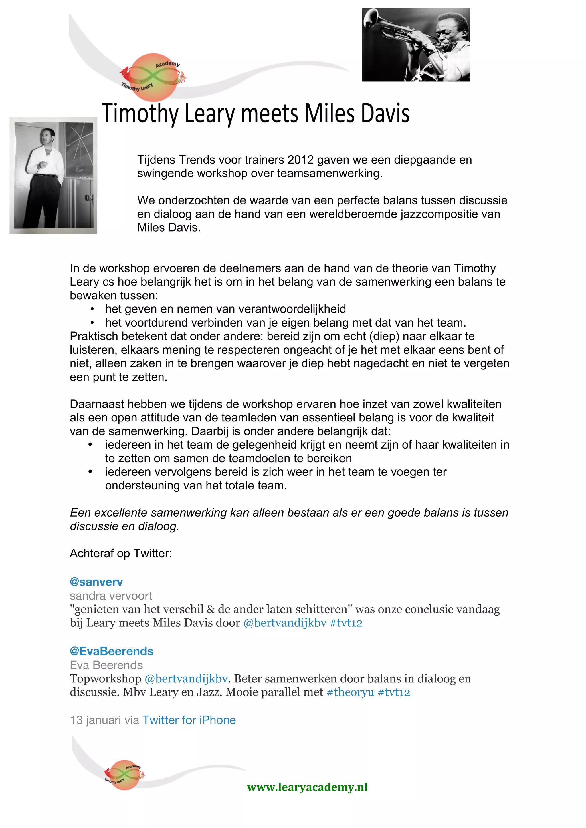 Timothy Leary meets Miles Davis | PDF