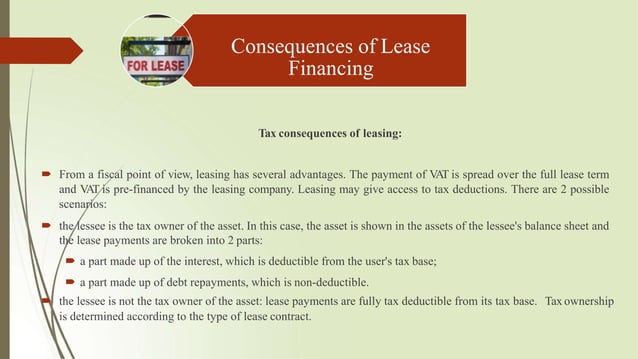 Lease finance-presentation | PPTX