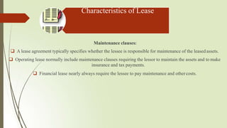 Lease finance-presentation | PPTX