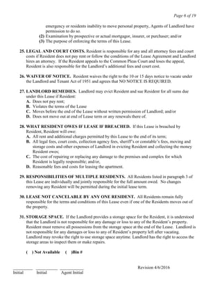 Lease 365 day (8 1) | PDF