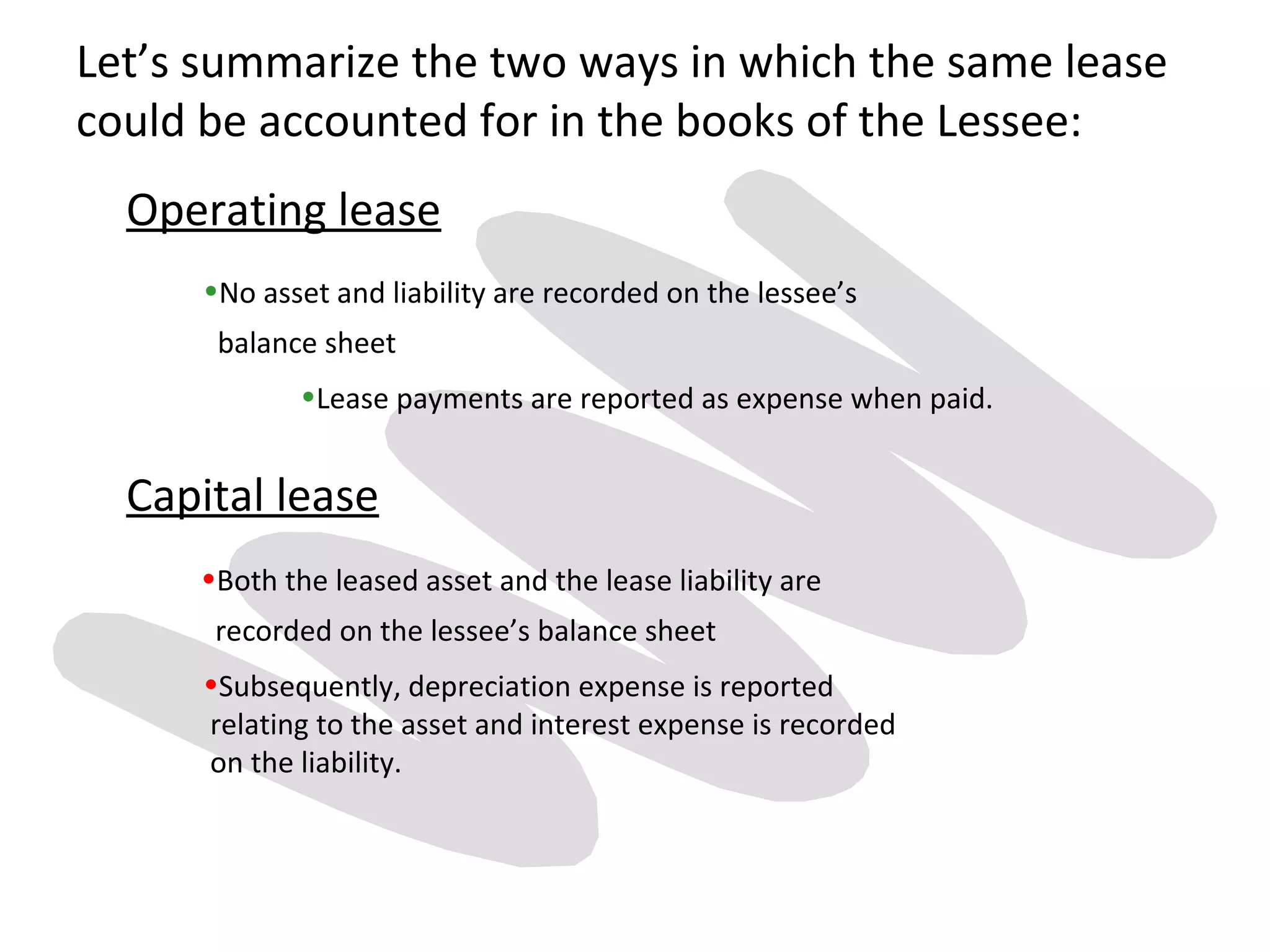 Lease accounting | PPT