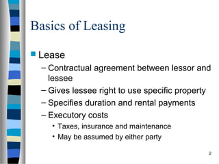 Lease accounting | PPT